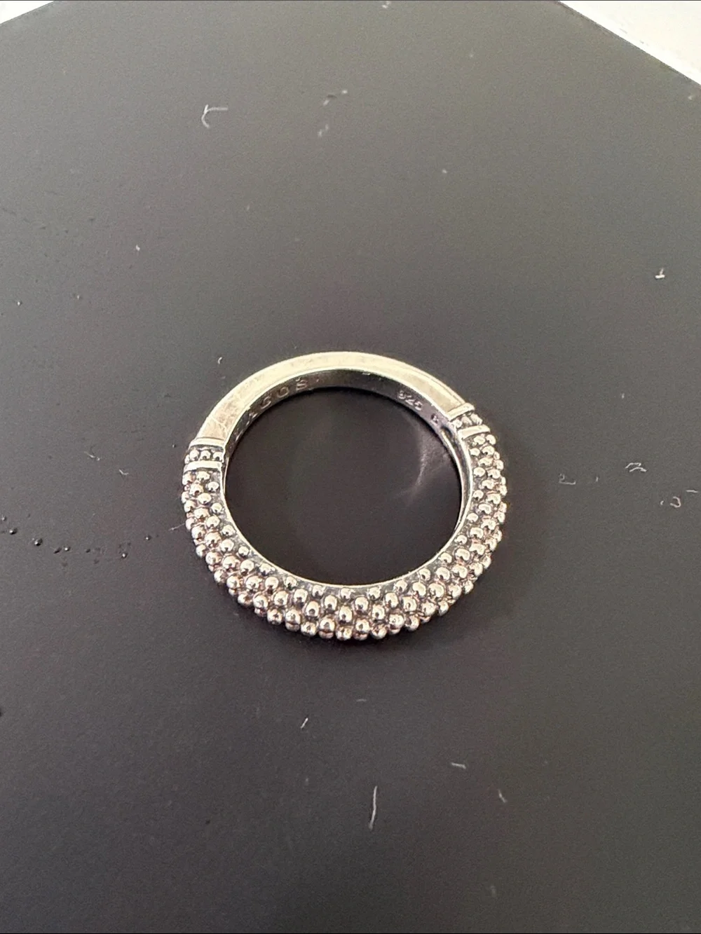 LAGOS | Jewelry | Lagos Silver Caviar Stacking Ring | Poshmark